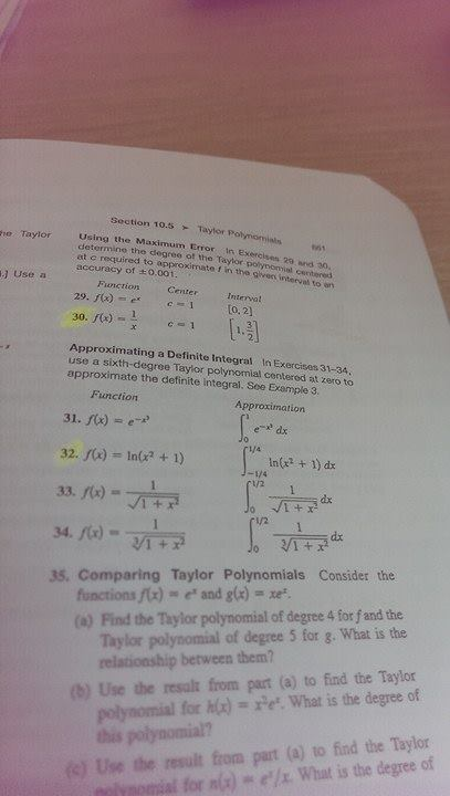 Solved Using the Maximum Error In Exercises 29 and 30, | Chegg.com