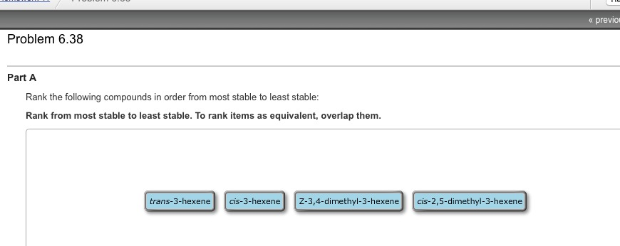 Solved Rank the following compounds in order from most | Chegg.com