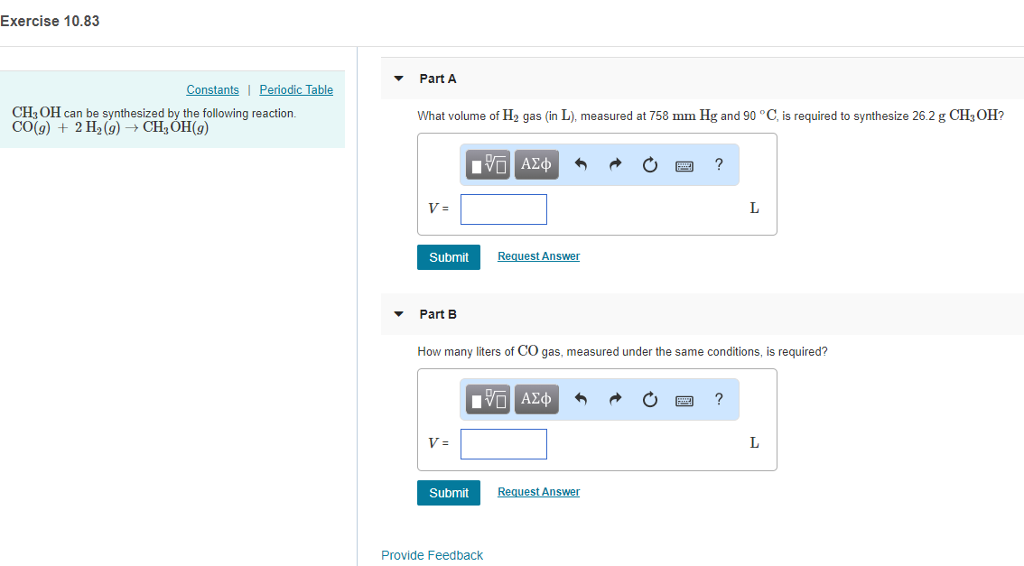 Solved Exercise 10.83 Part A Constants I Periodic Table | Chegg.com