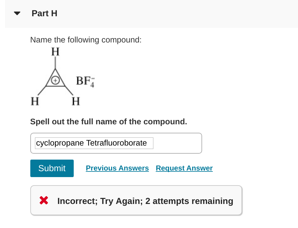 Solved Part B Name the following compound: NO, OCH3 Spell | Chegg.com