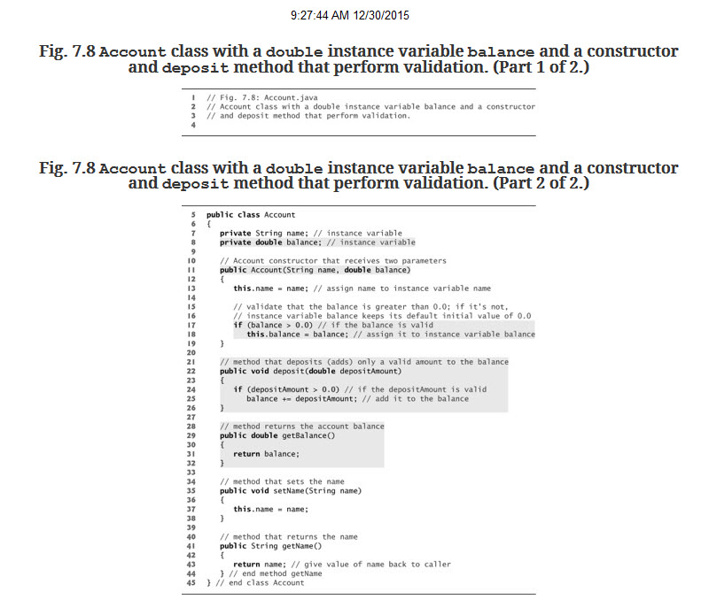 Solved Java Code In Refference To The Book Java How To 