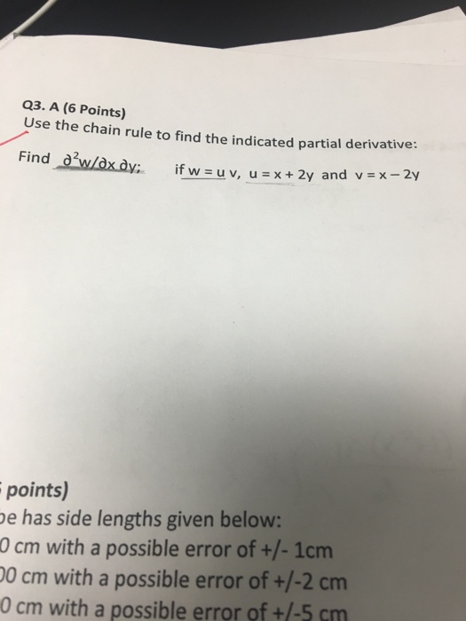 Solved Use the chain rule to find the indicated partial | Chegg.com