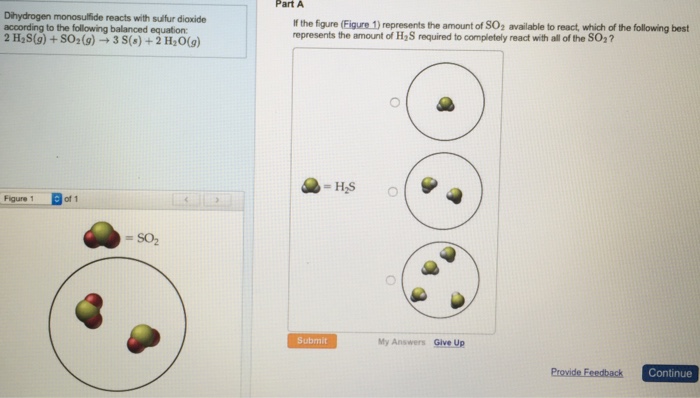 Solved Part A Dihydrogen monosulfide reacts with sulfur | Chegg.com