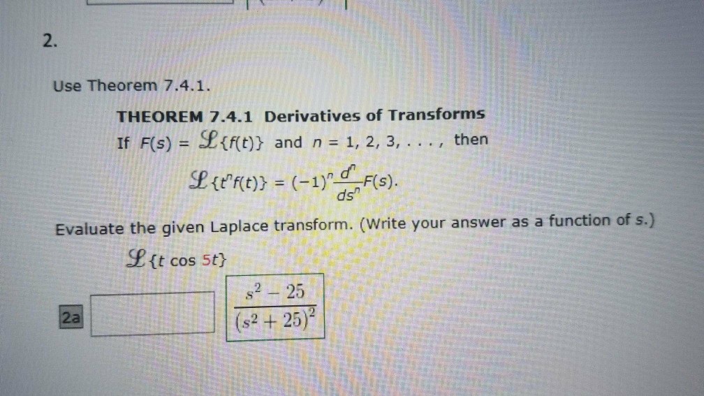 Solved If F (s) = L {f (t)} and n = 1, 2, 3, .. then L | Chegg.com