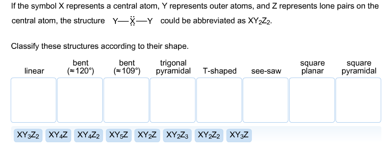 Solved Predict the ideal bond angle(s) around each central | Chegg.com
