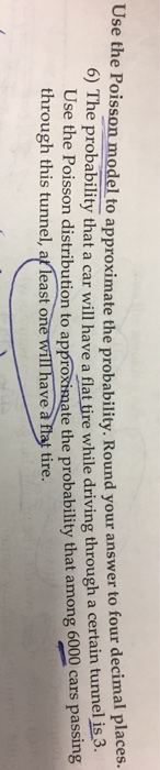 Solved Use the Poisson model to approximate the probability. | Chegg.com