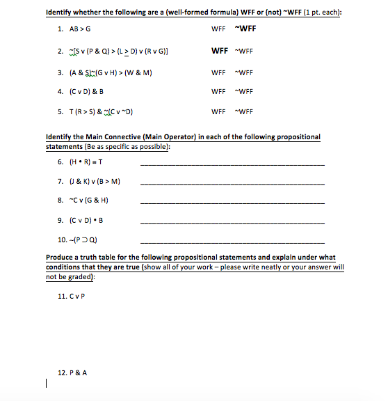 Solved Identify whether the following are a (well-formed | Chegg.com