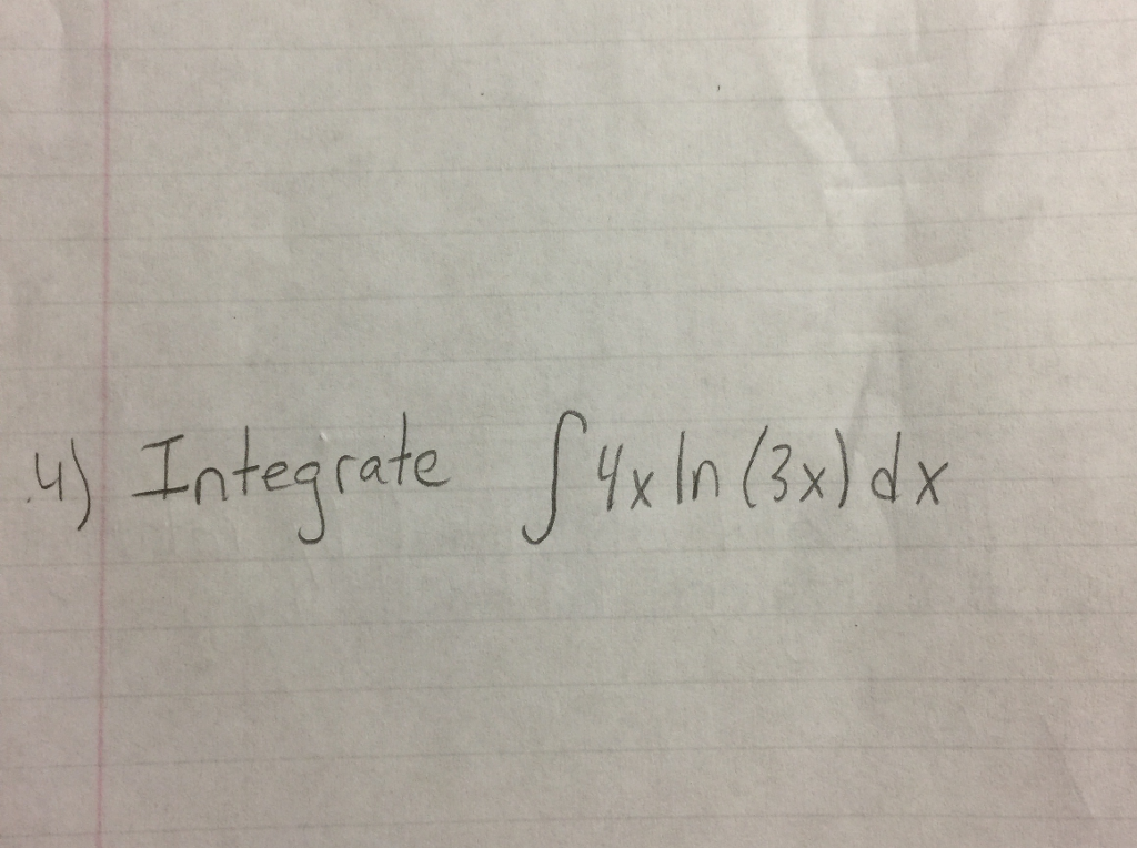 Solved Y Integrate Sex In 3x Dx