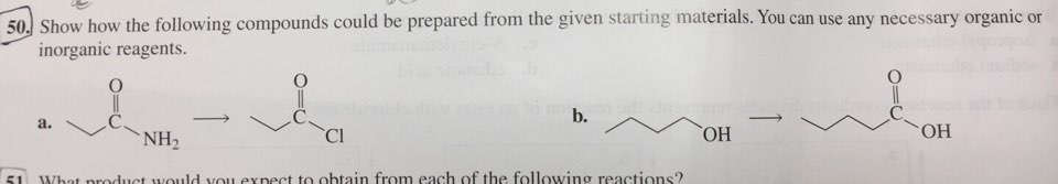 Solved Show how the following compounds could be prepared | Chegg.com