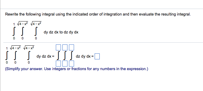 Solved Rewrite the following integral using the indicated | Chegg.com