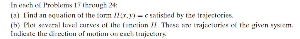 Solved In each of Problems 17 through 24: (a) Find an | Chegg.com