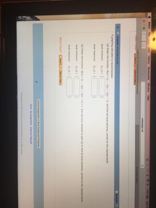 Solved A graphing calculator is recommended. Graph the | Chegg.com