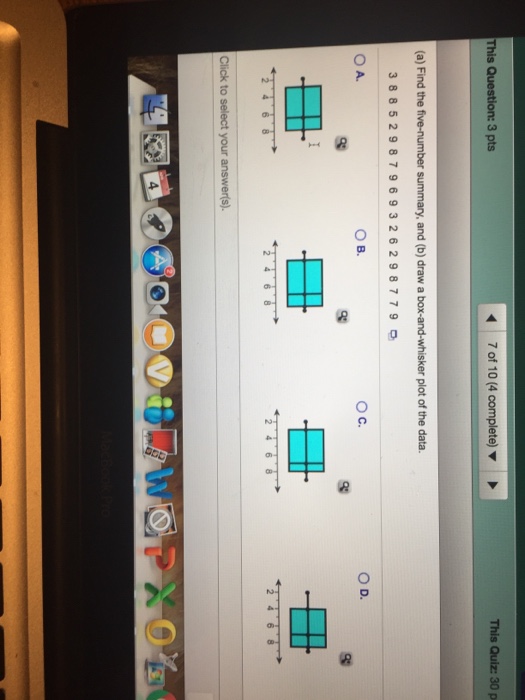 Solved (a) Find the five-number summary, and (b) draw a | Chegg.com