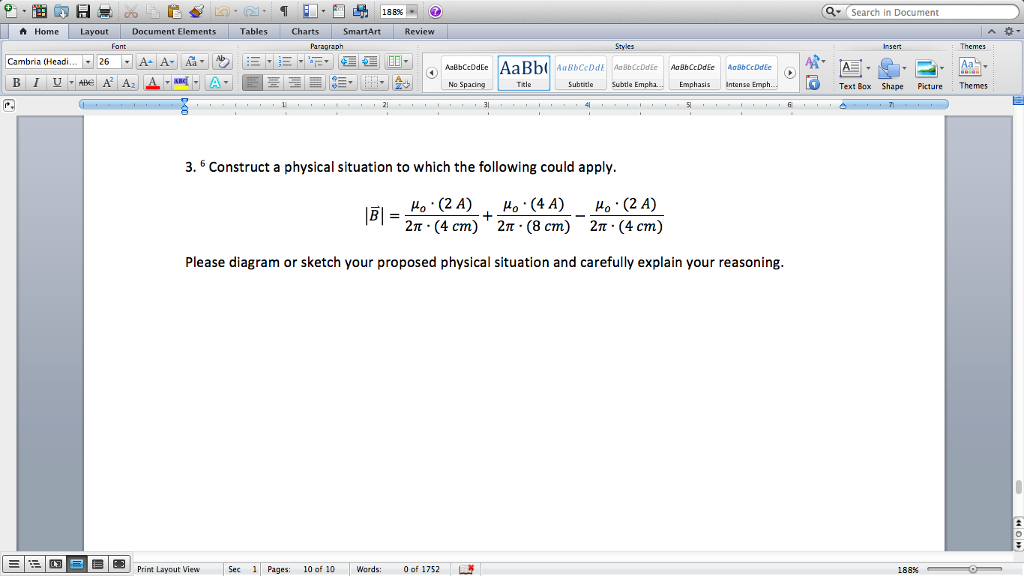 Solved Construct a physical situation to which the following | Chegg.com