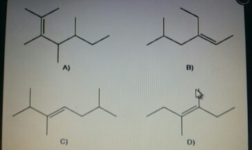 Solved match the alkenes with their correct IUPAC NAME | Chegg.com
