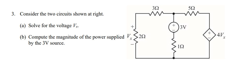 Solved 3Q 3. Consider the two circuits shown at right. 50 | Chegg.com