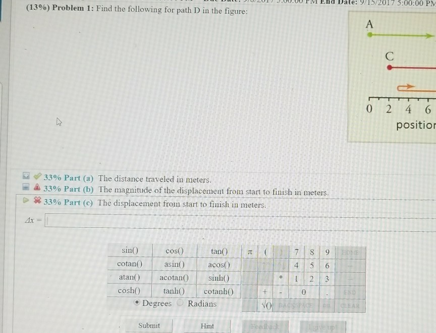 Find the following for path D in the figure: (a) The | Chegg.com