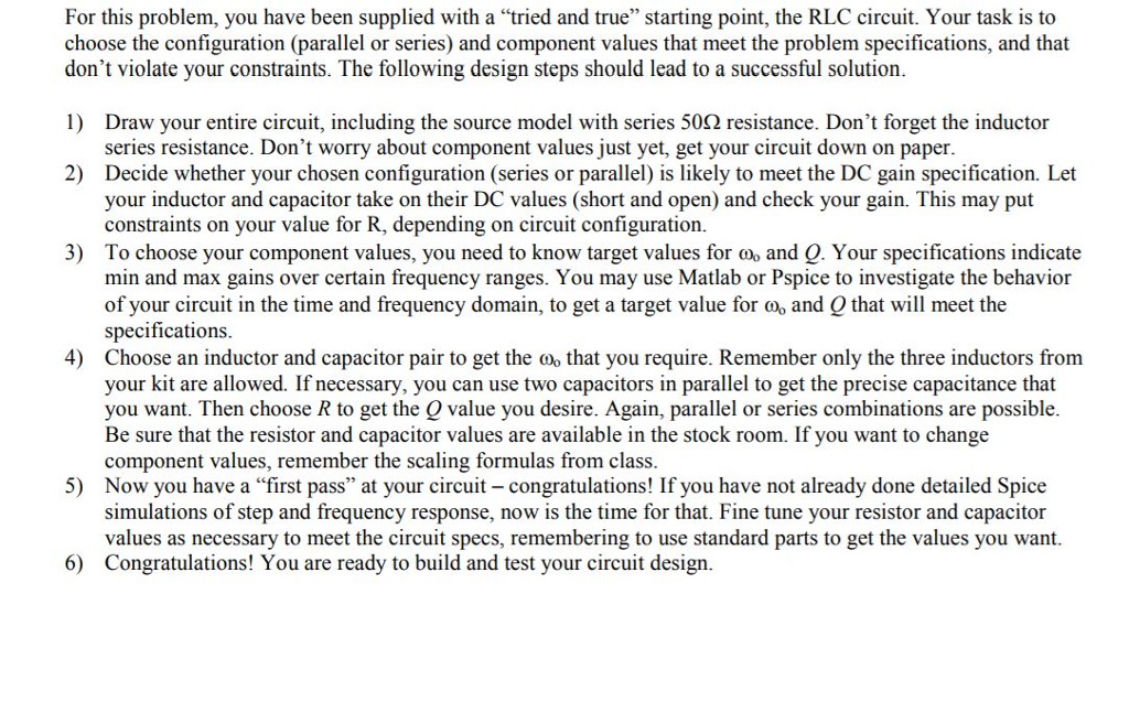 Solved Problem Statement Design A Second Order Low Pass 4673