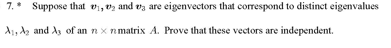 Solved Suppose that v1, v2, and v3 are eigenvectors that | Chegg.com