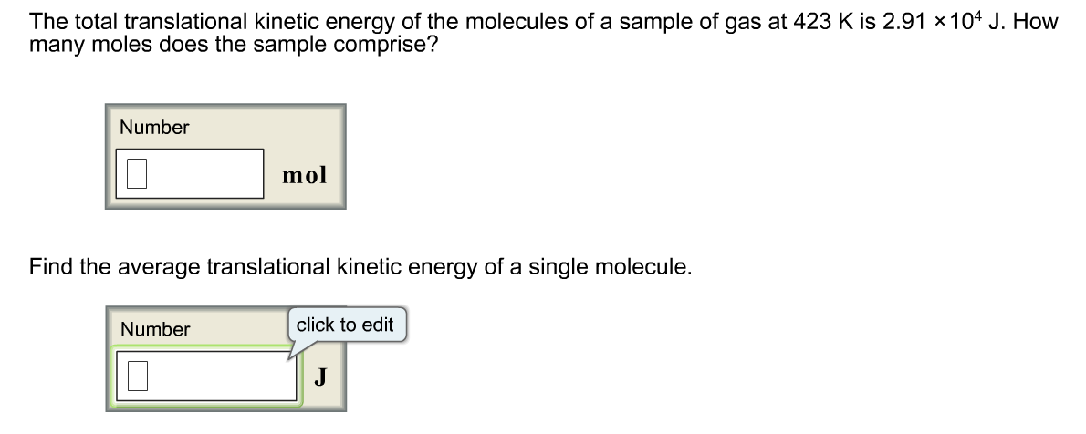 Solved The total translational kinetic energy of the | Chegg.com