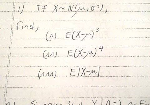 Solved If x ~ n(mu, sigma 2), Find | Chegg.com