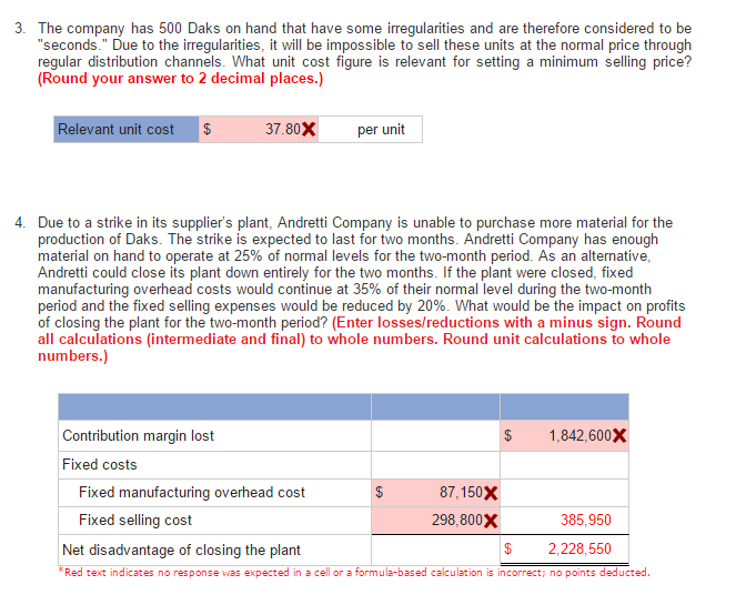 Solved Problem 12-18 Relevant Cost Analysis in a Variety of | Chegg.com