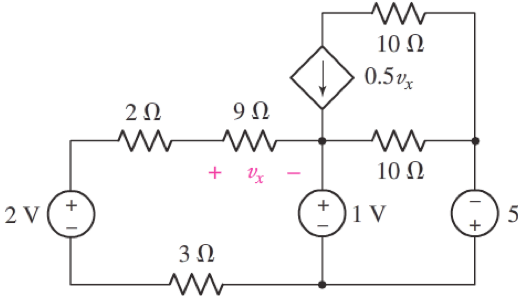 Solved Find the current emanating our of each independent | Chegg.com