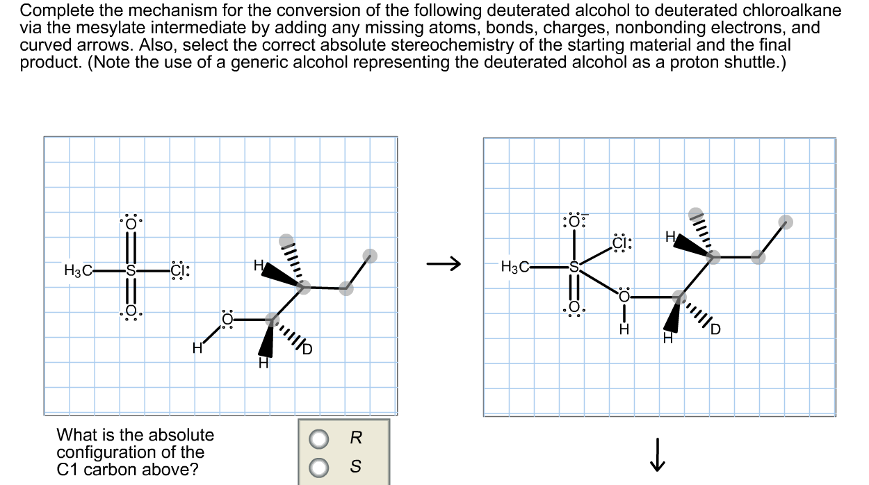 Solved Complete the mechanism for the conversion of the | Chegg.com