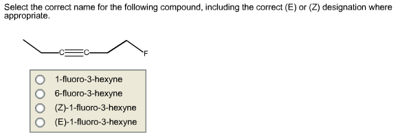 Solved Select the correct name for the following compound, | Chegg.com