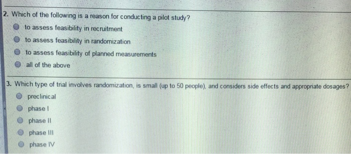 Solved Which of the following is a reason for conducting a | Chegg.com