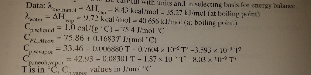 Solved A partial condenser takes vapor leaving the top of a | Chegg.com