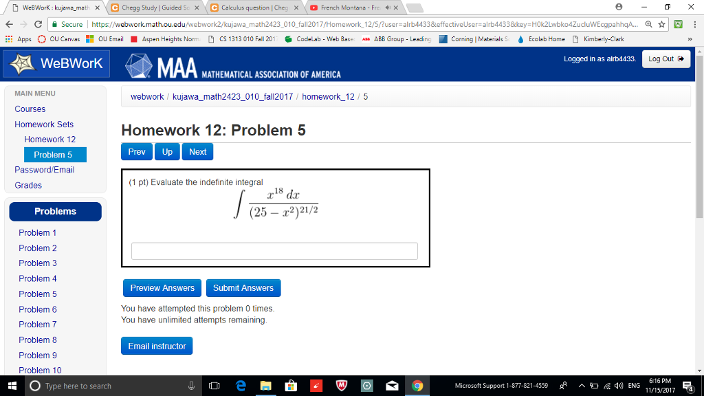 Solved /D WEBWork : kujaws_math x \ C Chegg Studiy | Guided | Chegg.com