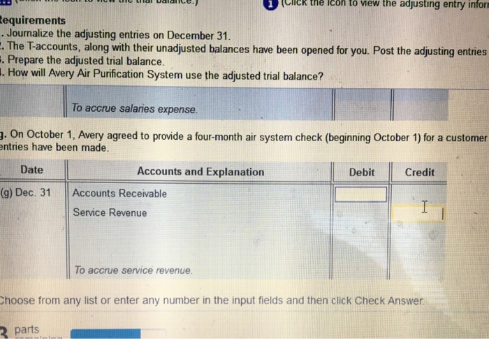 Solved On October 1, Avery agreed to provide a four month | Chegg.com