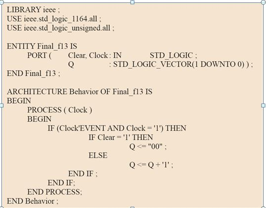 Solved LIBRARY ieee USE ieee.std logic 1164.all USE ieee.std | Chegg.com