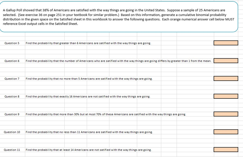 Solved A Gallup Poll showed that 38% of Americans are | Chegg.com