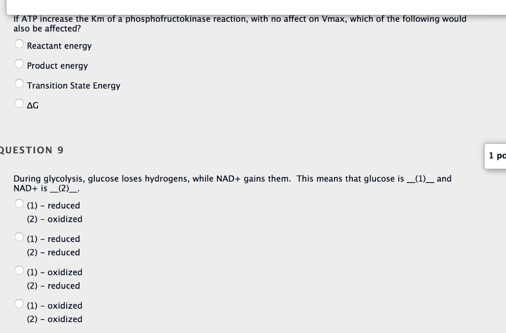 Solved If ATP increase the Km of a phosphofructokinase | Chegg.com