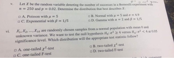 Solved Let X be the random variable denoting the number of | Chegg.com