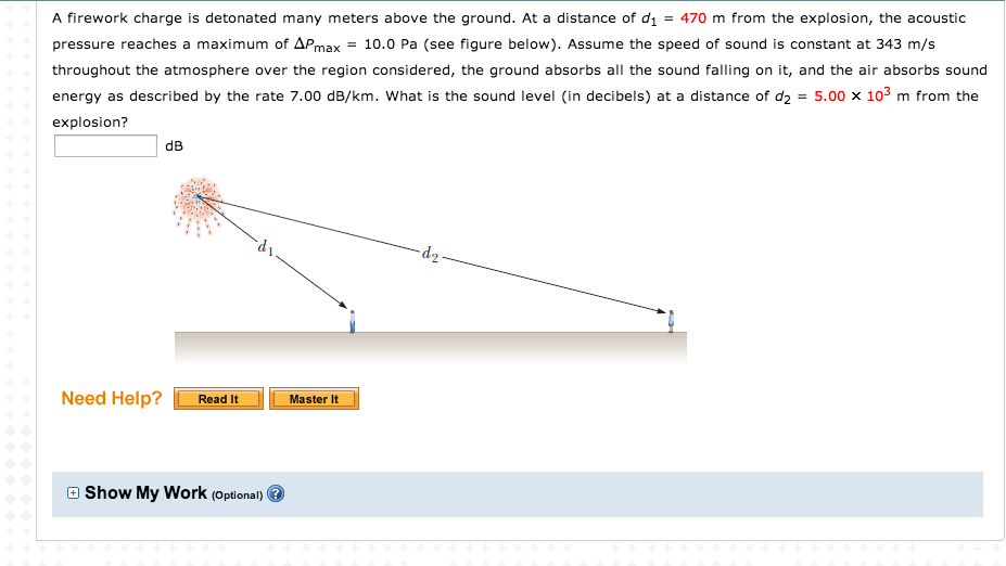 Solved A firework charge is detonated many meters above the | Chegg.com