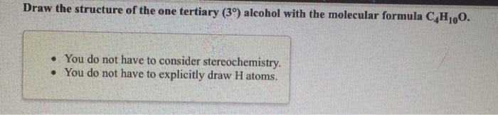 Solved Draw (the structure of the one tertiary (3 degree) | Chegg.com