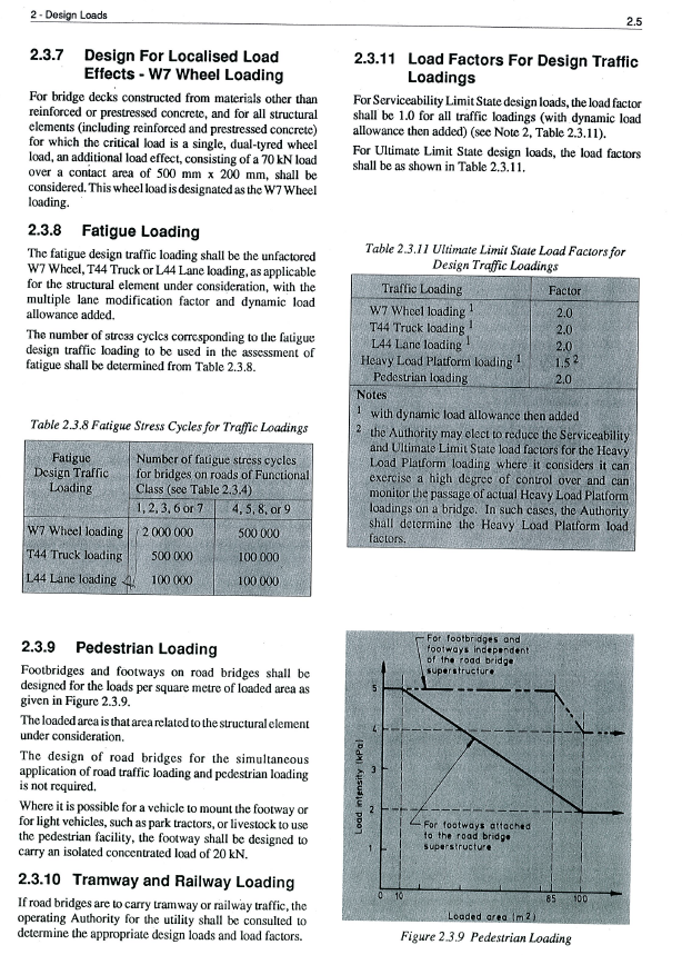 How to calculate the dead load, truck loading T44 , | Chegg.com