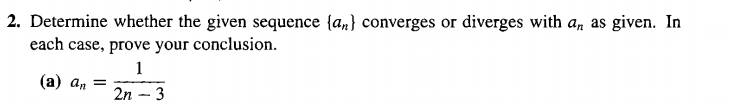 Solved Determine whether the given sequence {a_n} converges | Chegg.com