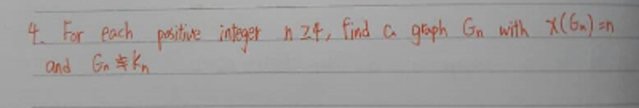 Solved For each positive integer n greaterthanorequalto 4, | Chegg.com