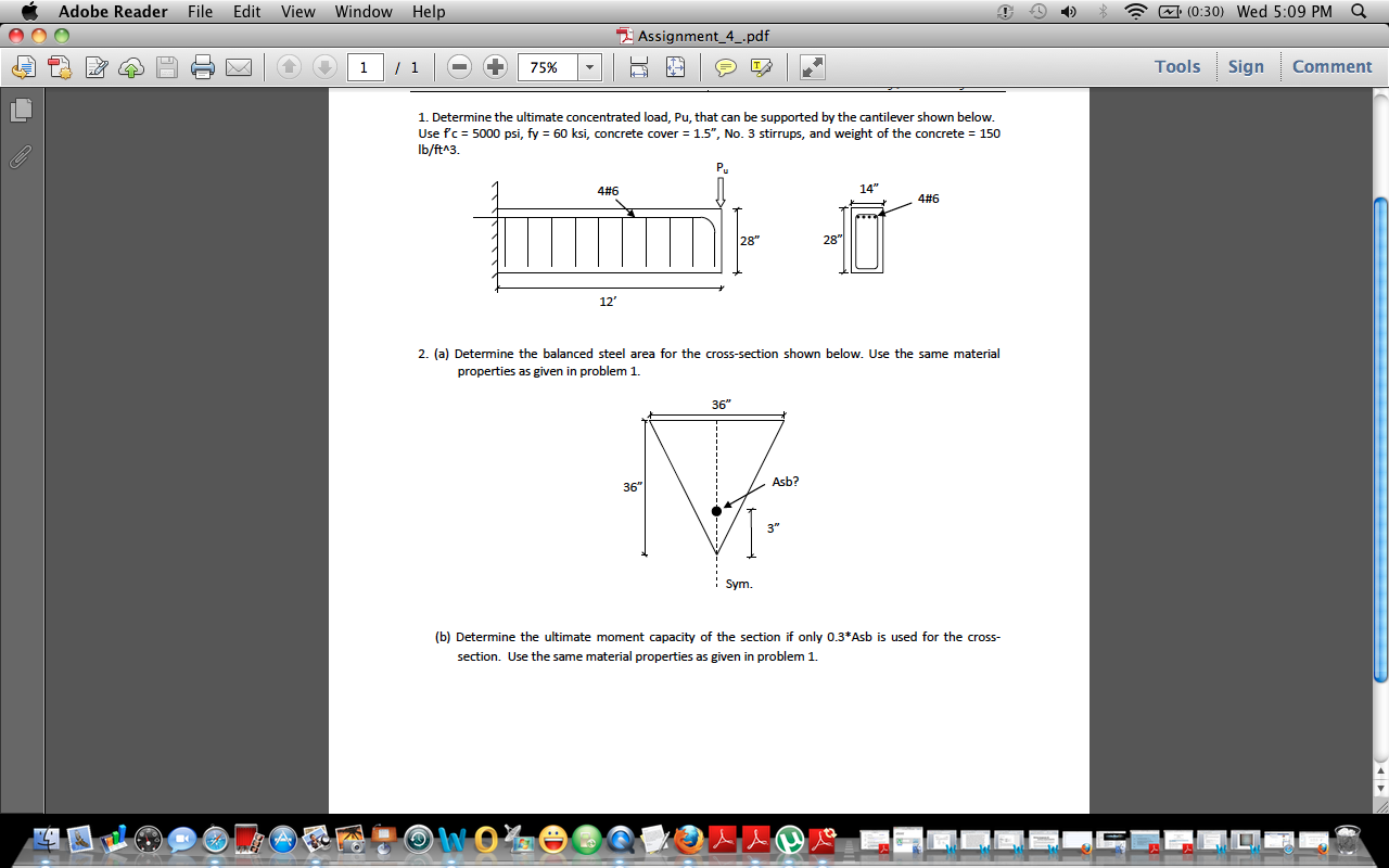Determine the ultimate concentrated load, Pu, that | Chegg.com