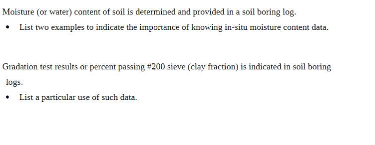 Solved Moisture (or water) content of soil is determined and | Chegg.com