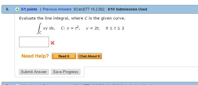 Solved Evaluate the line integral, where C is the given | Chegg.com