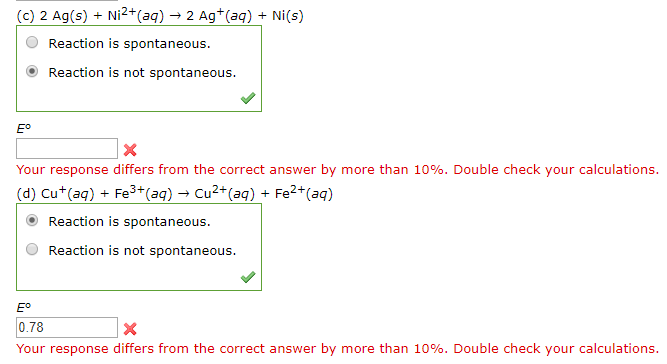 Solved Predict whether the following reactions would occur | Chegg.com