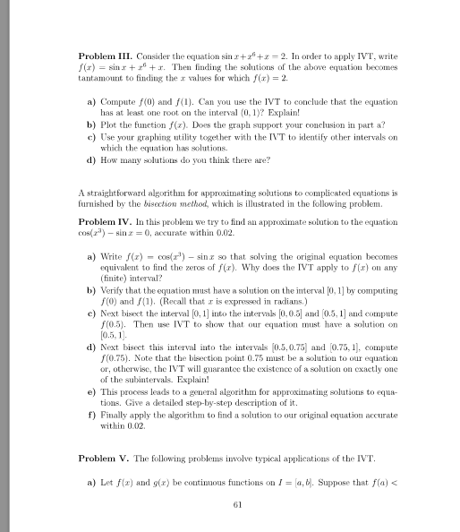 Consider the equation sin x+x2+z=2. In order to apply | Chegg.com