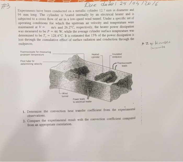 Solved Experiments have been conducted on a metallic | Chegg.com