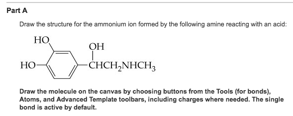 Solved Draw the structure for the ammonium ion formed by the | Chegg.com