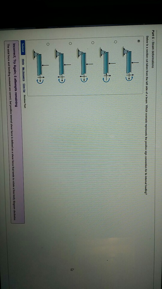 Solved Below is a section cut taken from the left side of a | Chegg.com